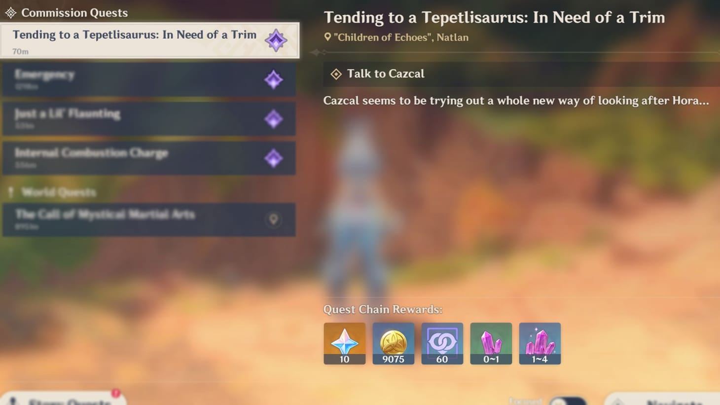 Genshin Impact Tending to a Tepetlisaurus commission and hidden ...