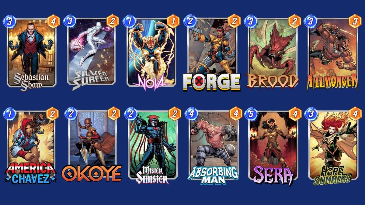 5 best Marvel Snap Sebastian Shaw decks