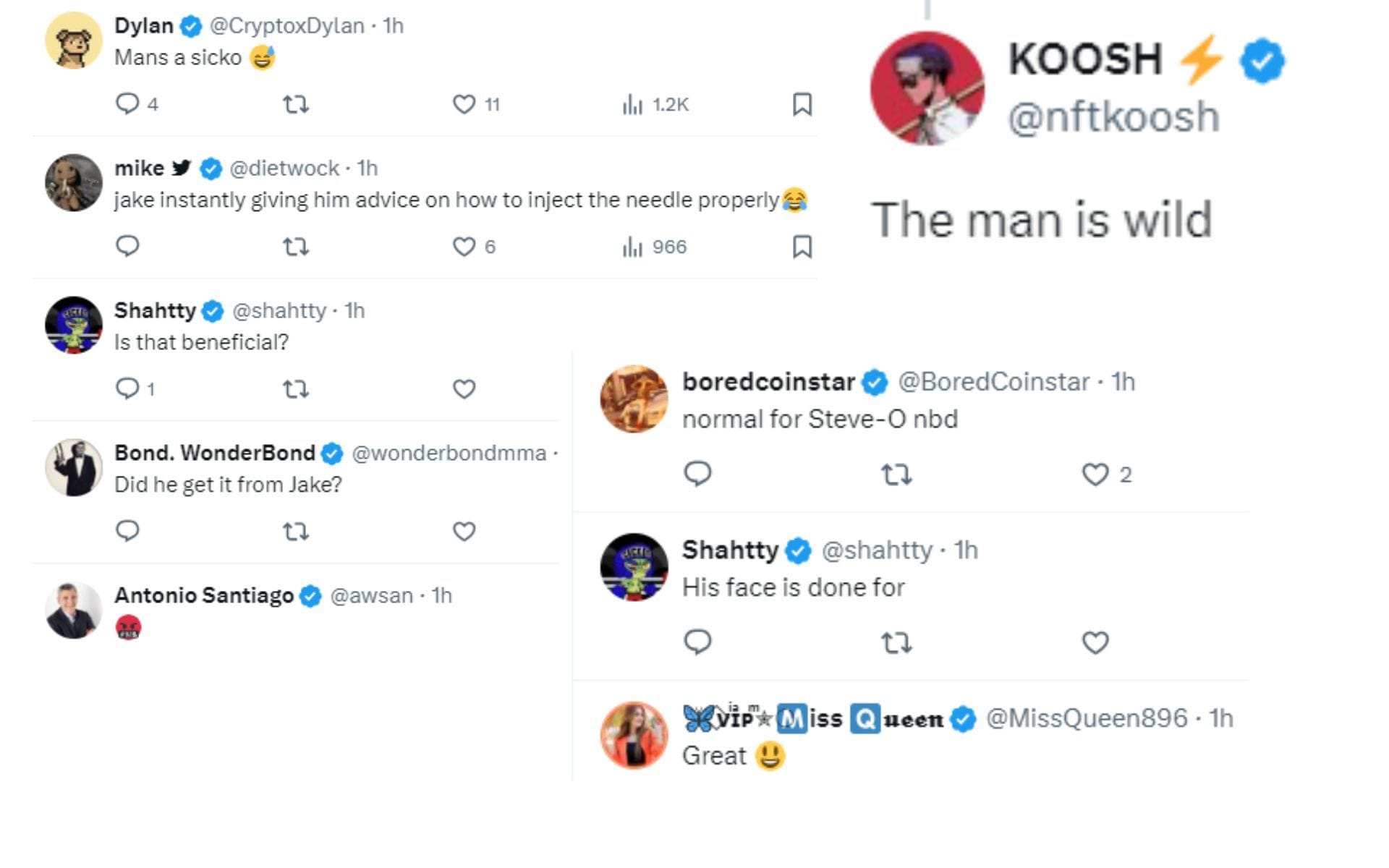 "The man is wild" - Fans react as Steve-O seemingly injects ...