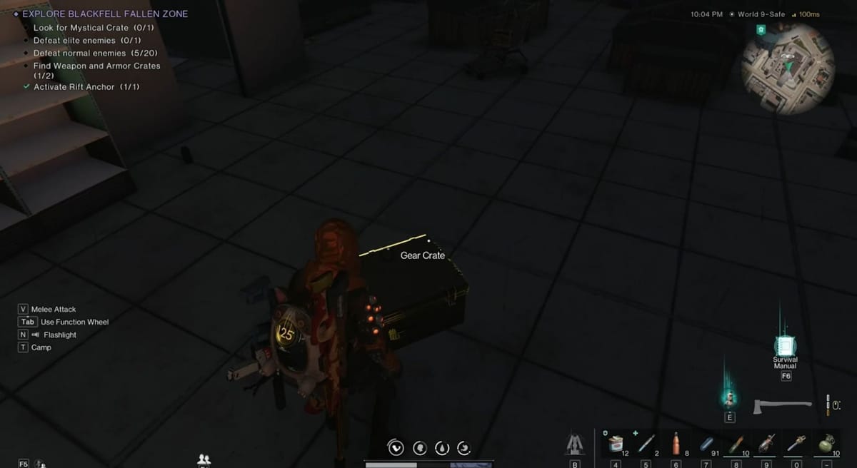 Once Human Blackfell Fallen Zone Crate locations and walkthrough