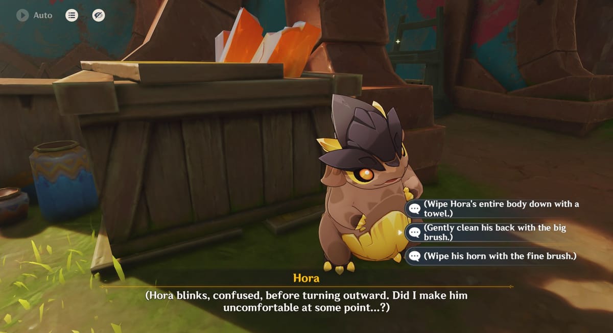 Genshin Impact Tending to a Tepetlisaurus commission and hidden ...