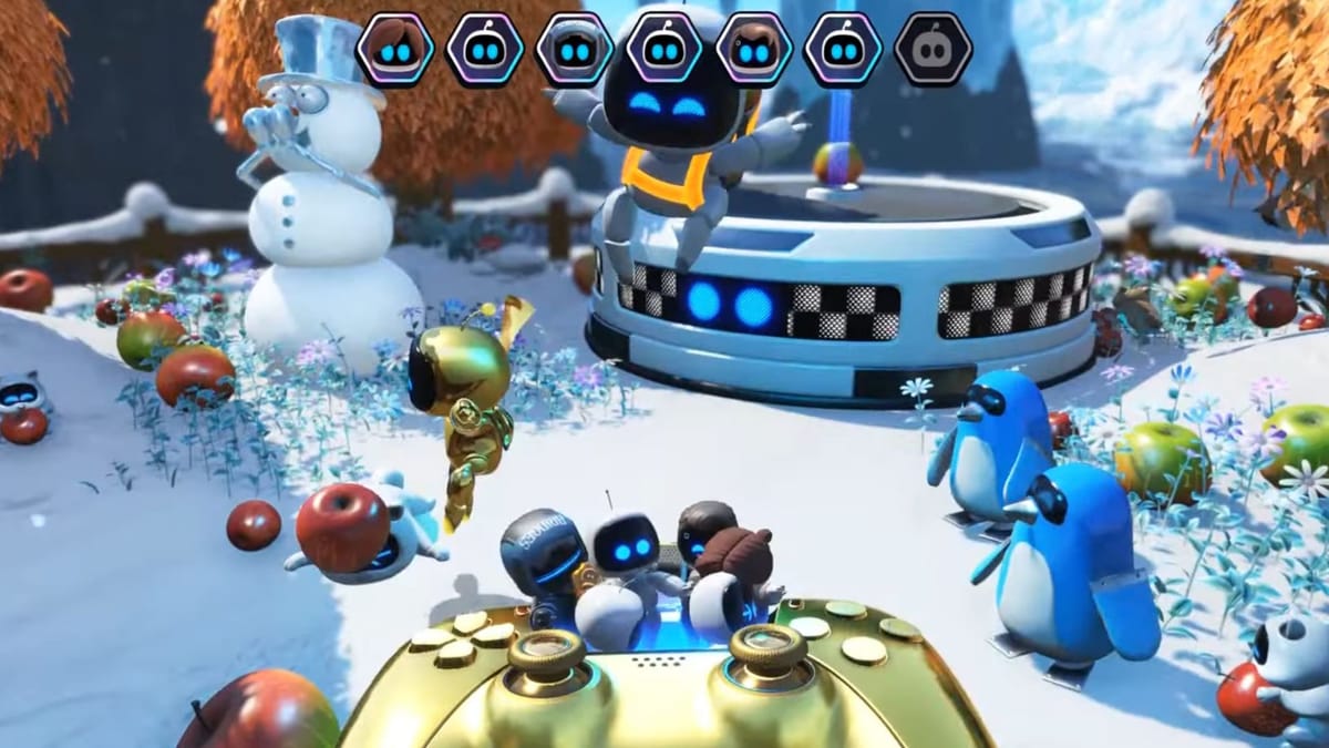 Astro Bot Frozen Meal level walkthrough: All bots and puzzle piece ...