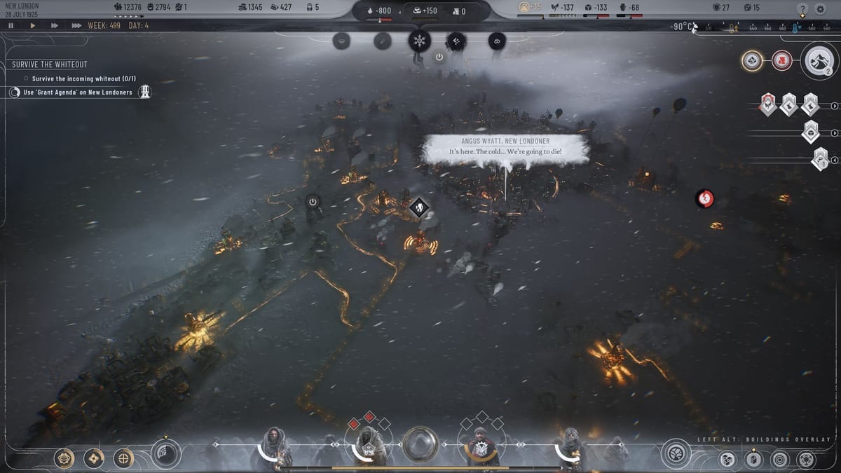 How to decrease hunger in Frostpunk 2?