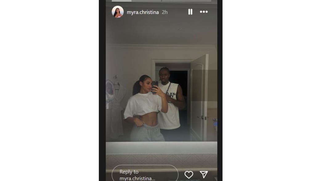 PHOTO: Myra Gordon shares mirror selfie with 76ers star Tyrese Maxey ...