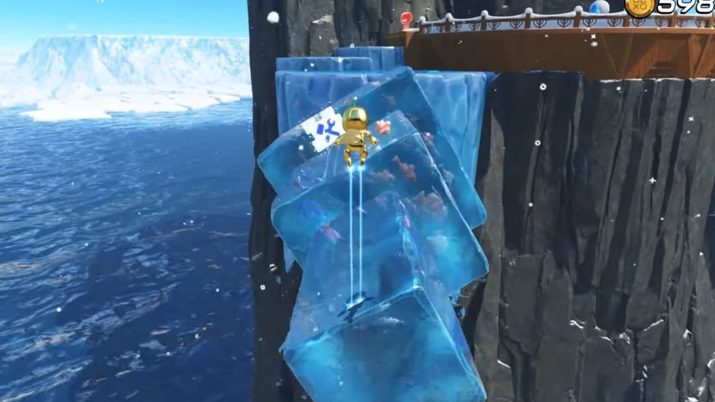 Astro Bot Frozen Meal level walkthrough: All bots and puzzle piece ...