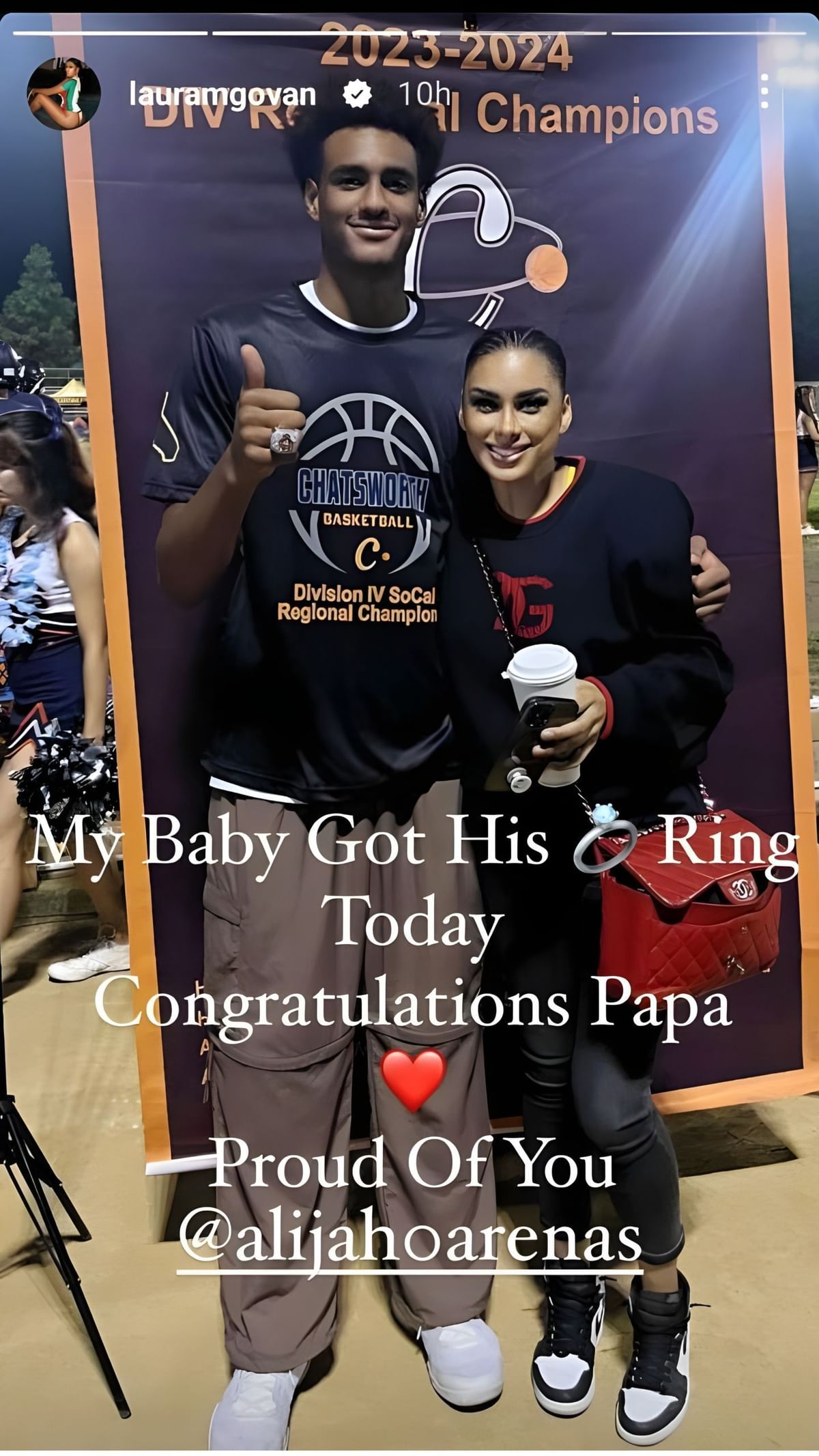 "My baby got his ring": Gilbert Arenas' ex Laura Govan beams with pride ...