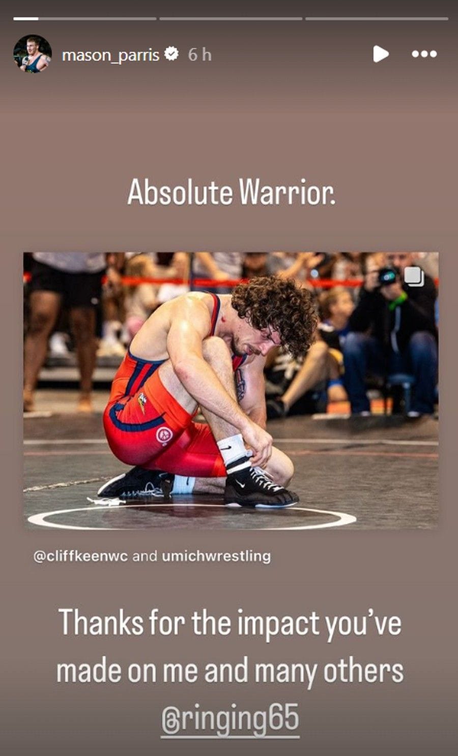 "Absolute warrior" - Mason Parris & other wrestlers react to Alex ...