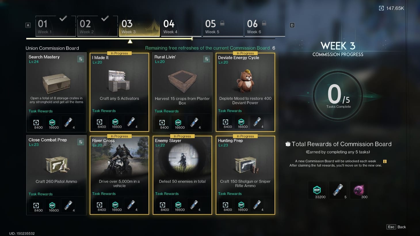 How to take and complete Commissions in Once Human