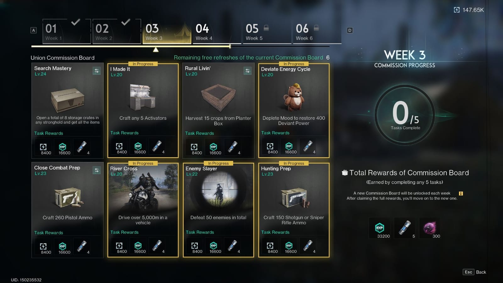 How to take and complete Commissions in Once Human