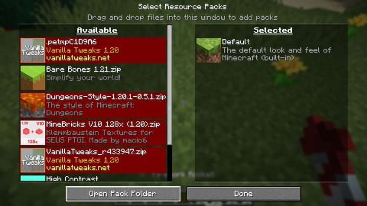 How to get realistic rain in Minecraft
