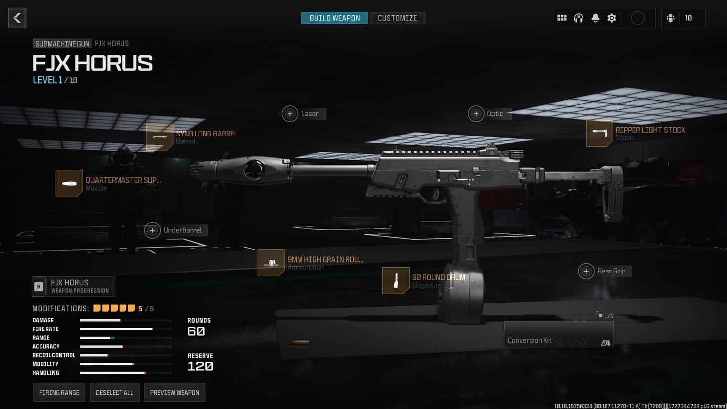 FJX Horus now has a "broken" TTK in Warzone Season 6