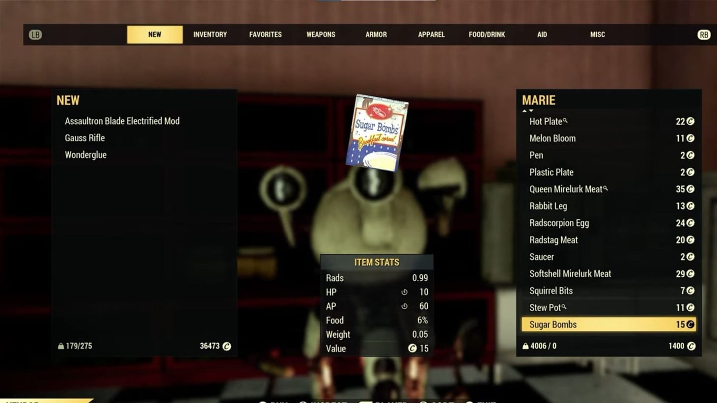 How to get Sugar Bombs in Fallout 76
