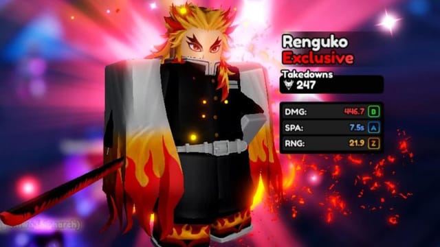 Anime Vanguards Renguko: How to unlock and evolve