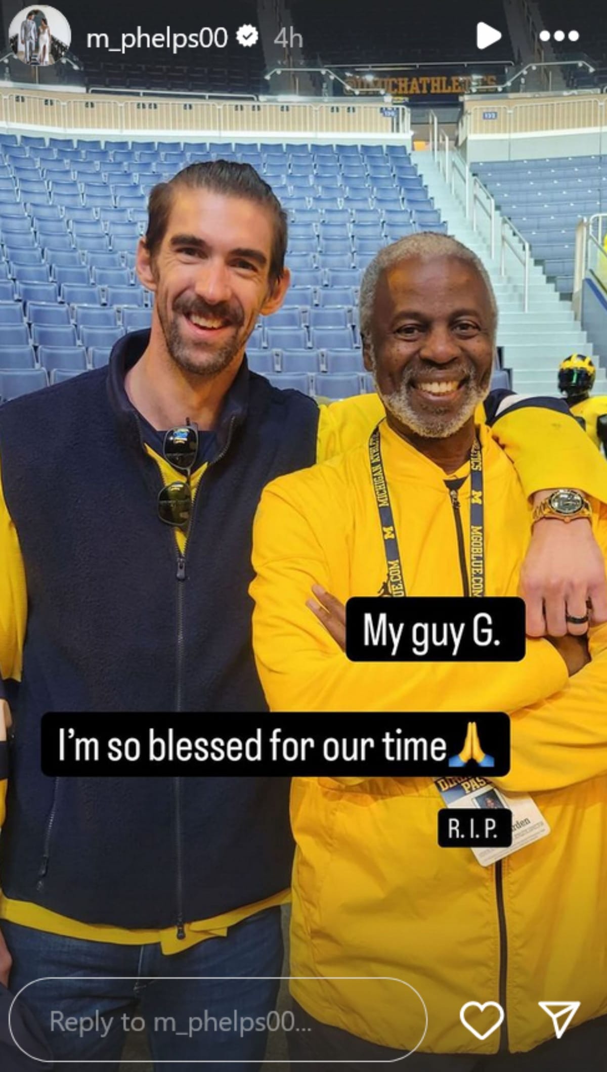 “I’m so blessed for our time” - Michael Phelps mourns the passing of ...