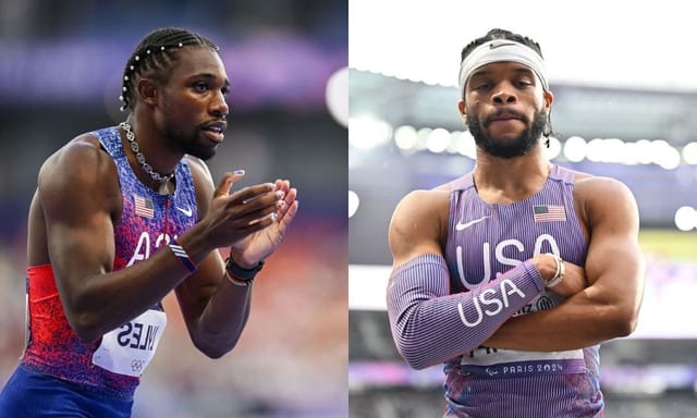 "Must be something in the Name Noah that makes you fast" - Noah Lyles ...