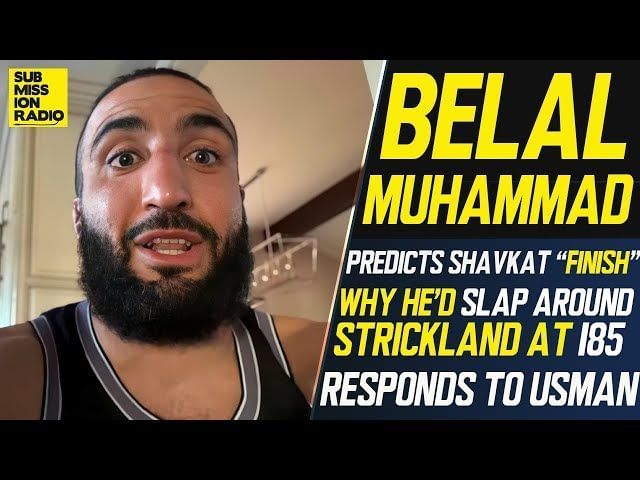 Belal Muhammad reflects on warm reception in Chicago after his UFC ...
