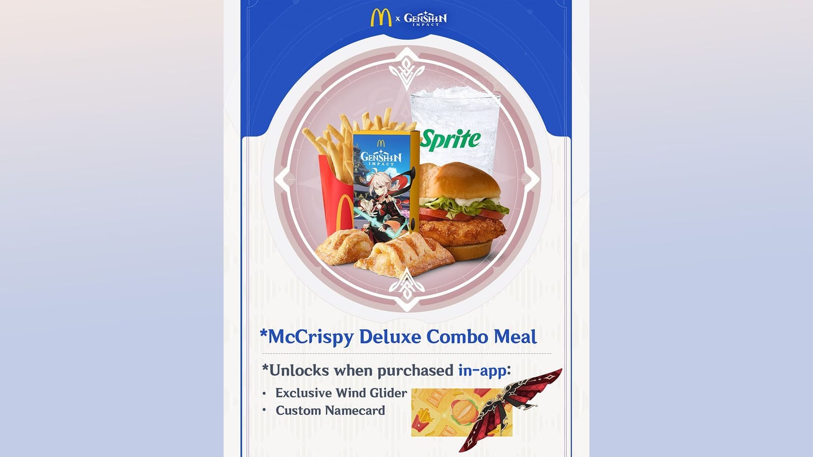 Genshin Impact x McDonald's Collab date, in-game rewards and exclusive recipes