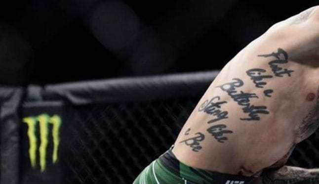 What does Sean O'Malley's tattoo mean?