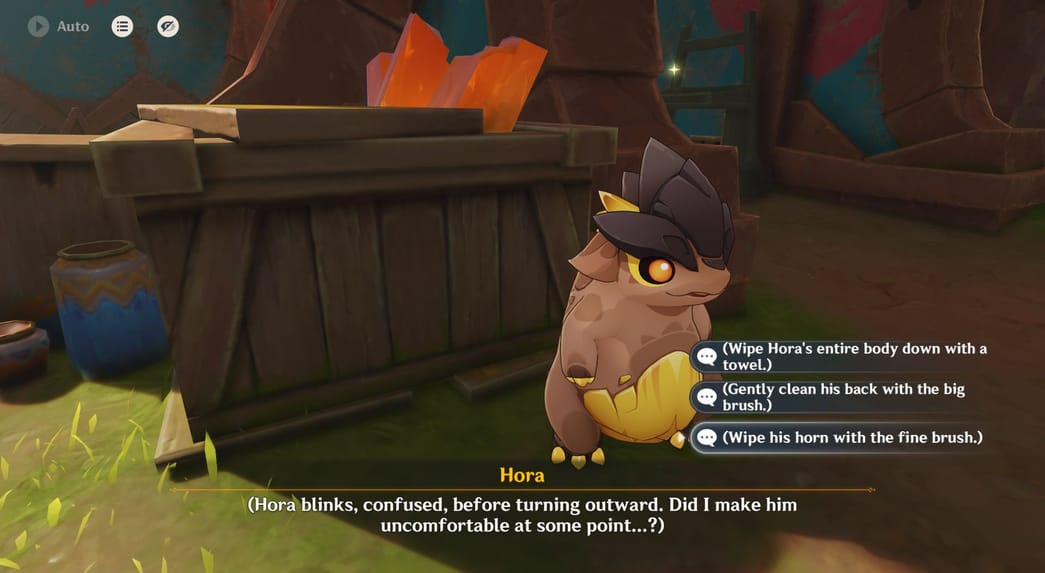 Genshin Impact Tending to a Tepetlisaurus commission and hidden ...