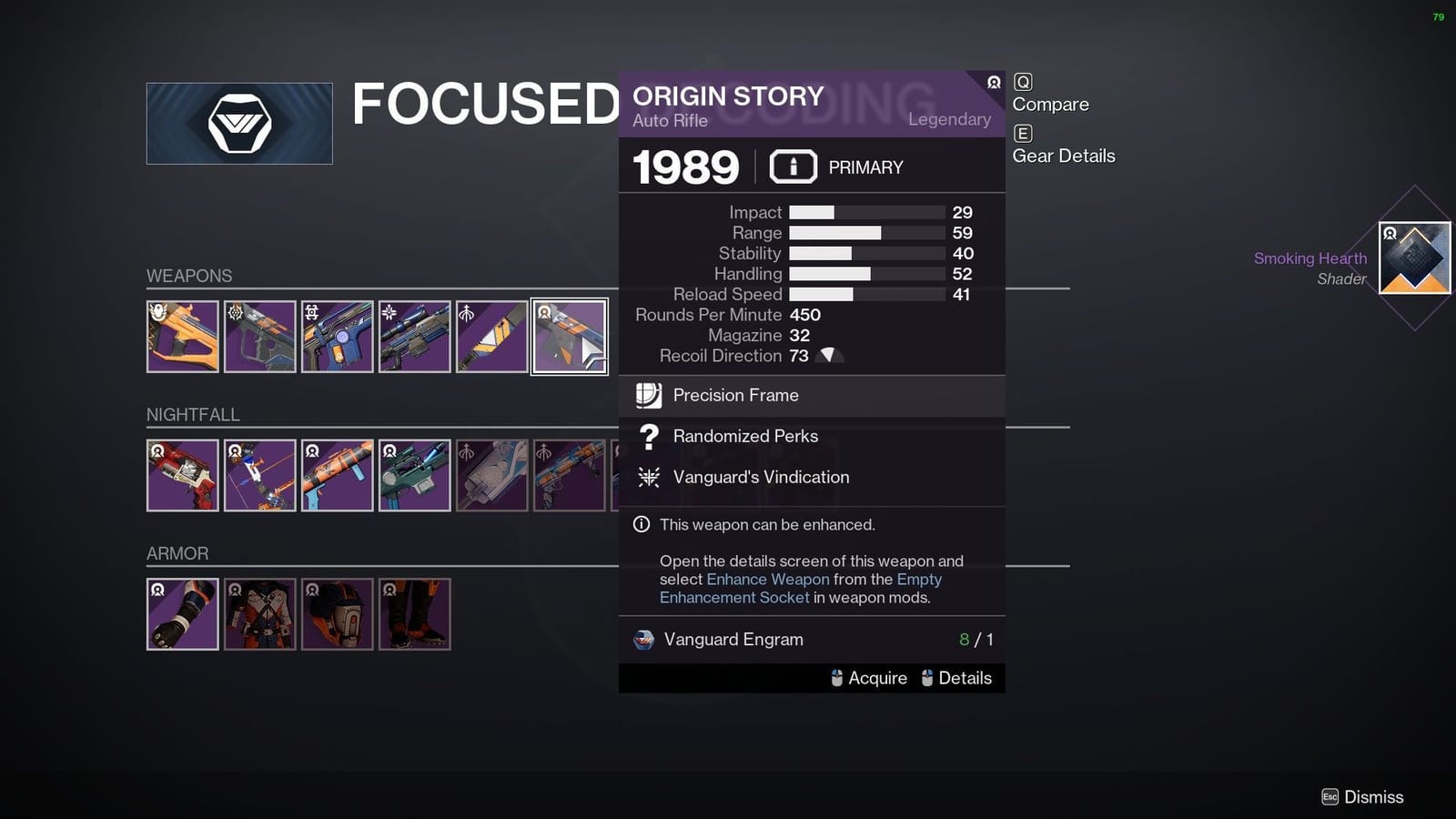 Origin Story god roll guide for Destiny 2 PvE and PvP