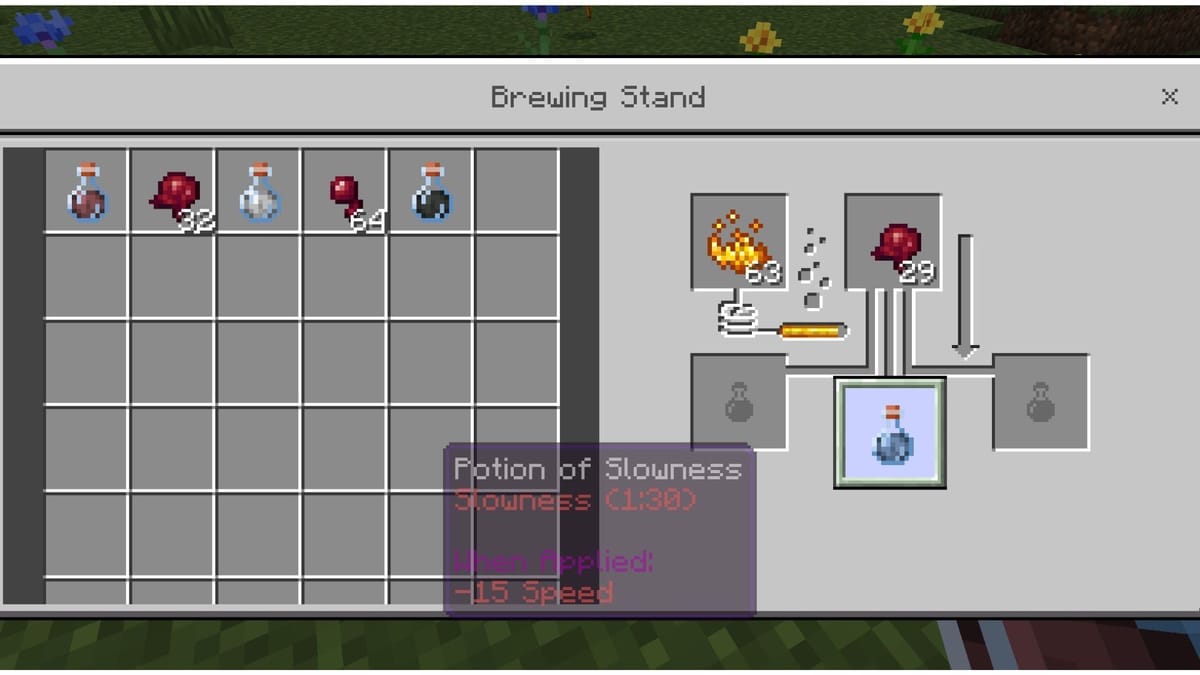How to corrupt potions in Minecraft