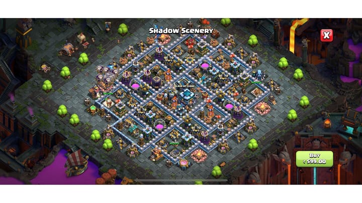All sceneries in Clash of Clans