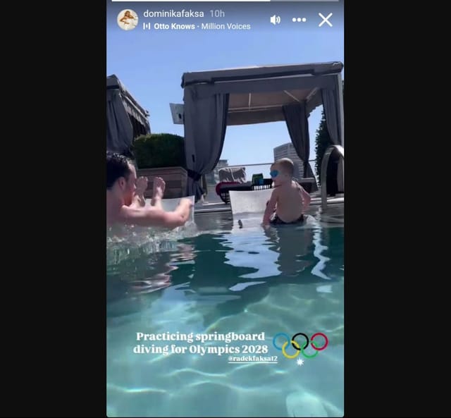 Blues' Radek Faksa and wife Dominica spend quality time together at ...