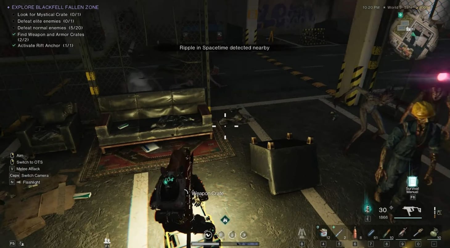 Once Human Blackfell Fallen Zone Crate locations and walkthrough