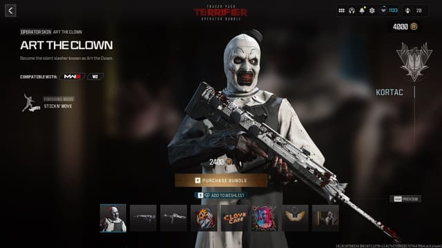 How to get Art the Clown in Warzone and MW3