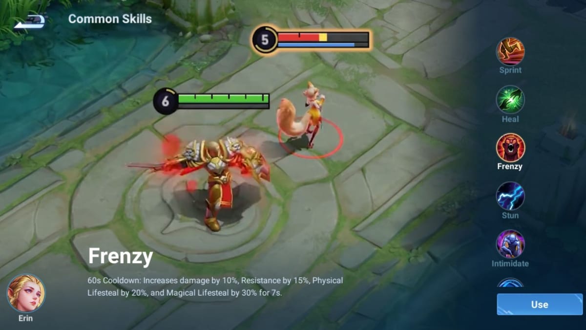 Honor of Kings Erin build guide: Best equipment, Arcanas, Battle Spell ...