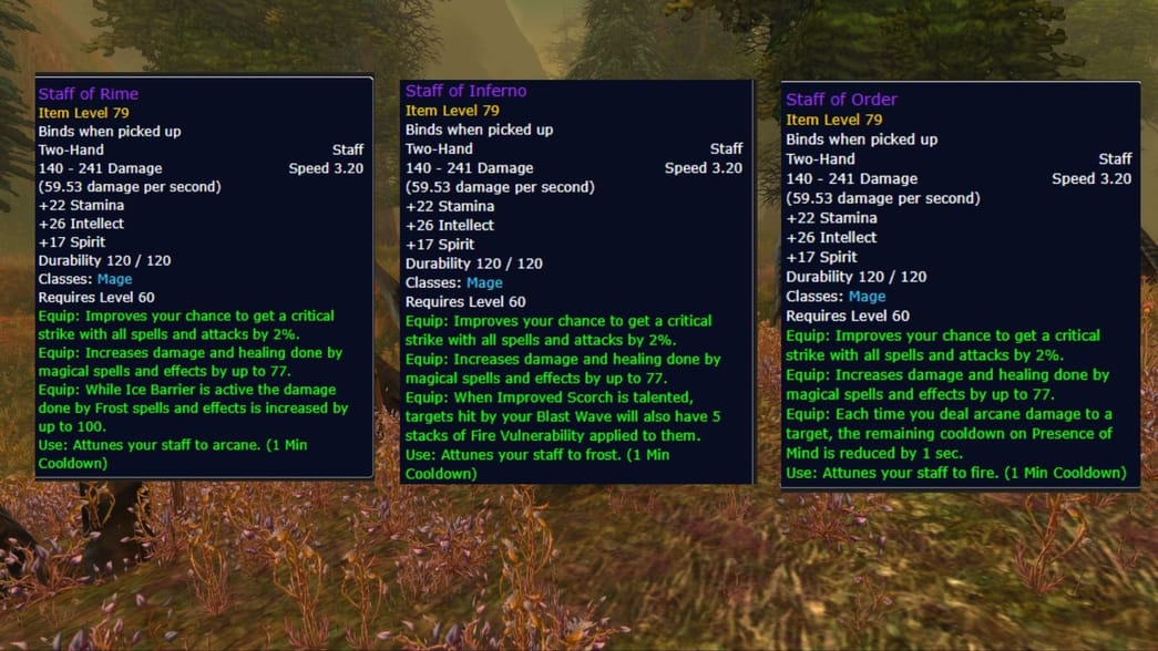 WoW Classic SoD - All new class weapons introduced in Phase 5 (that we ...