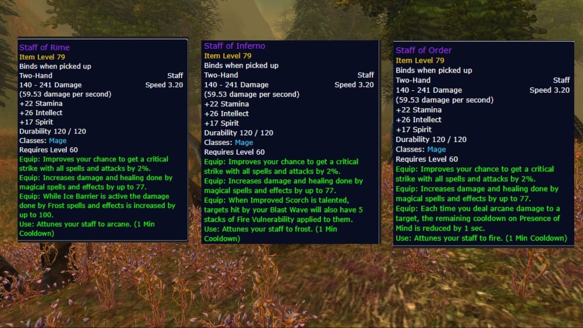 WoW Classic SoD - All new class weapons introduced in Phase 5 (that we ...