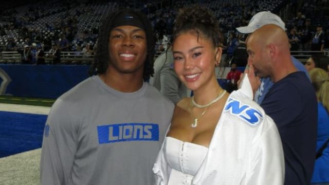 IN PHOTOS: Lions Jahmyr Gibbs’ girlfriend Nicole Anderson hypes team ...