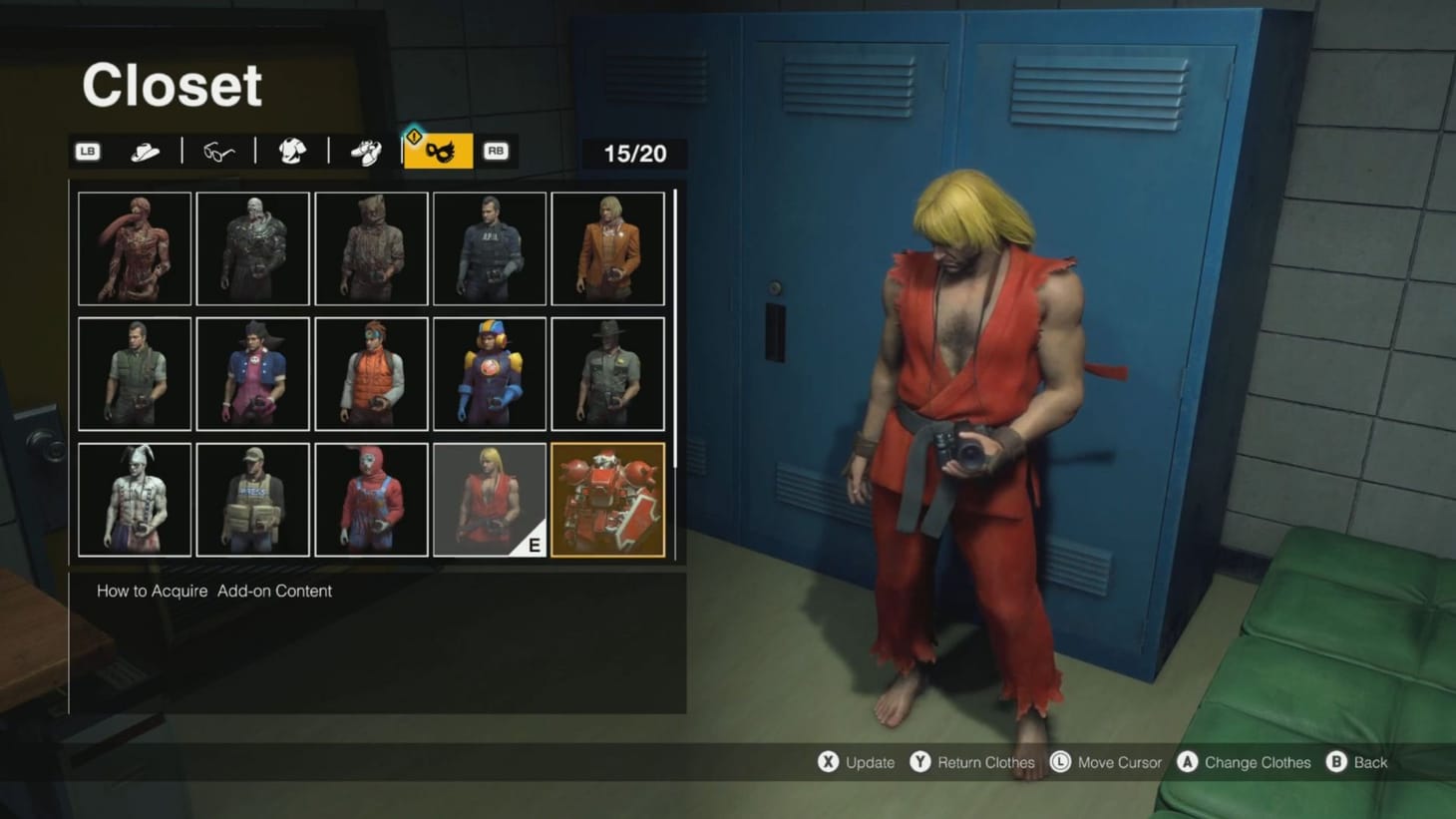 All DLC costumes in Dead Rising Deluxe Remaster
