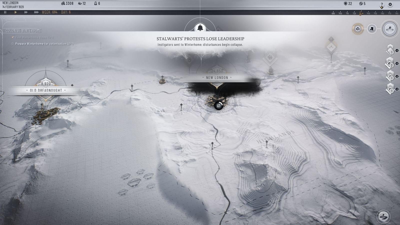 All Outposts and Resource Deposits in the Frostlands in Frostpunk 2