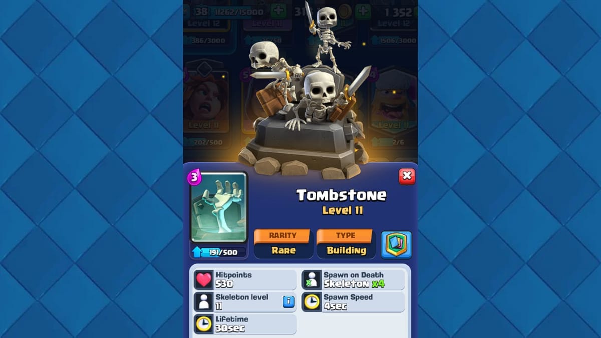building cards in Clash Royale: All Building Cards in Clash Royale