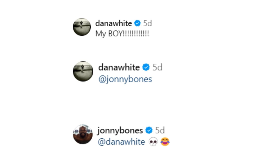 Dana White and Jon Jones have a laugh over Tito Ortiz's hilarious ...