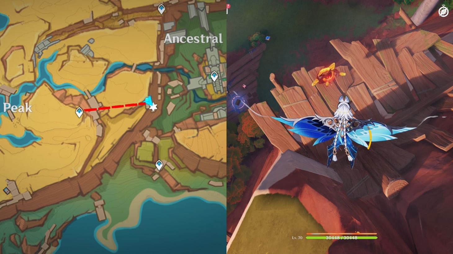 Genshin Impact Ancestral Temple Pyroculus locations