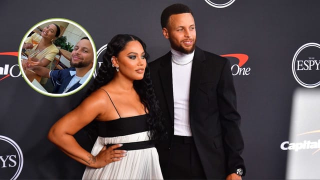 "Enjoying life": Steph Curry shares a glass of rose wine with his wife ...