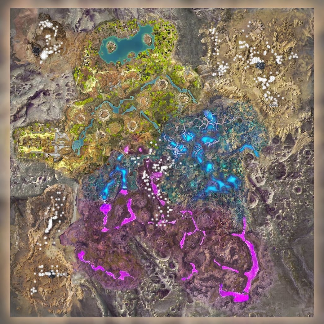 ARK Survival Ascended Aberration Resource map: Best locations for all ...