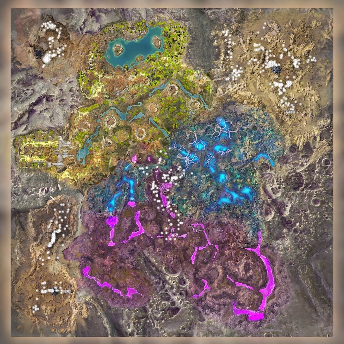 ARK Survival Ascended Aberration Resource map: Best locations for all ...