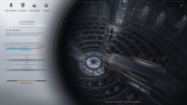 Best Factions to earn trust with in Frostpunk 2