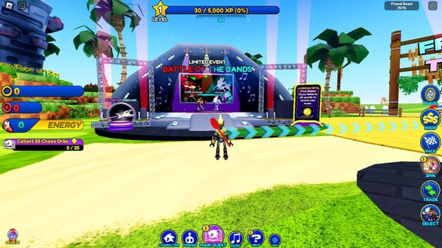 Sonic Speed Simulator Music Event: Battle of The Bands, Hidden Music ...