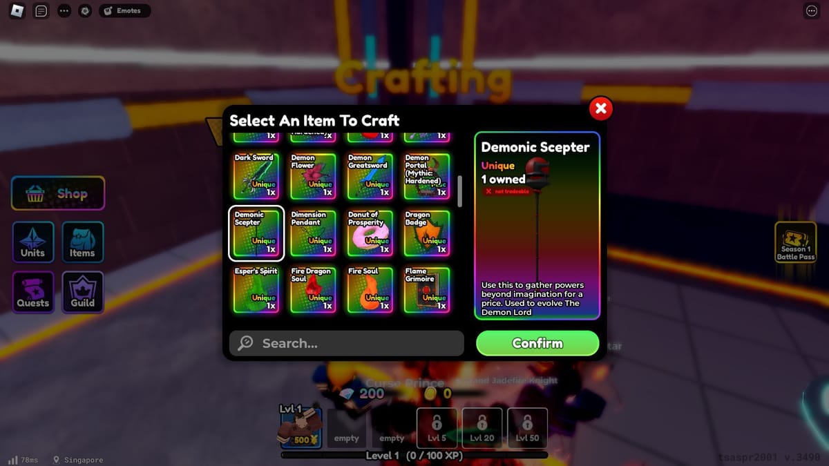 Anime Defenders Demon Overlord: Overview, How to Summon, and more