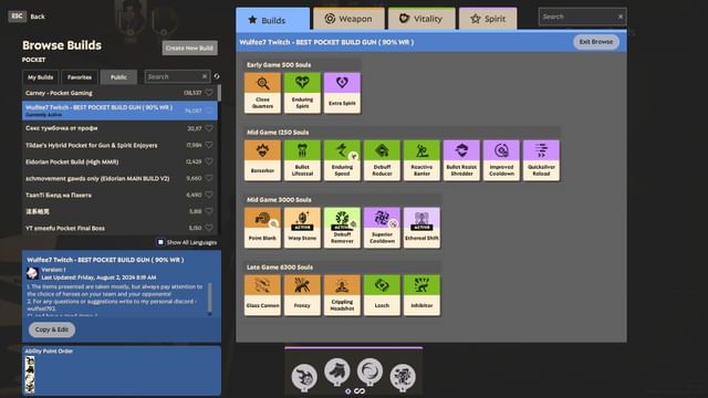 Deadlock Pocket build guide