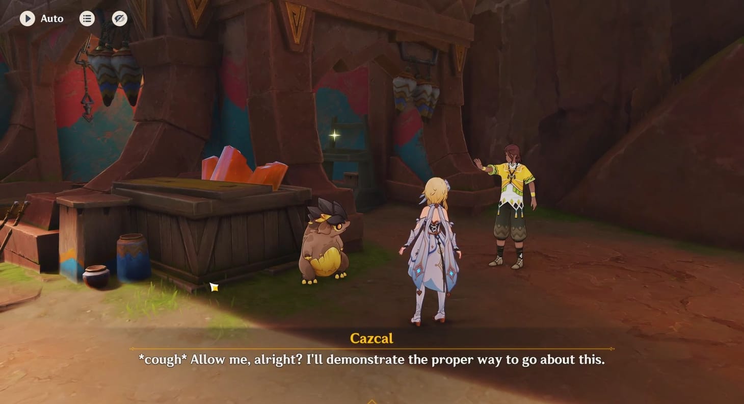 Genshin Impact Tending to a Tepetlisaurus commission and hidden ...