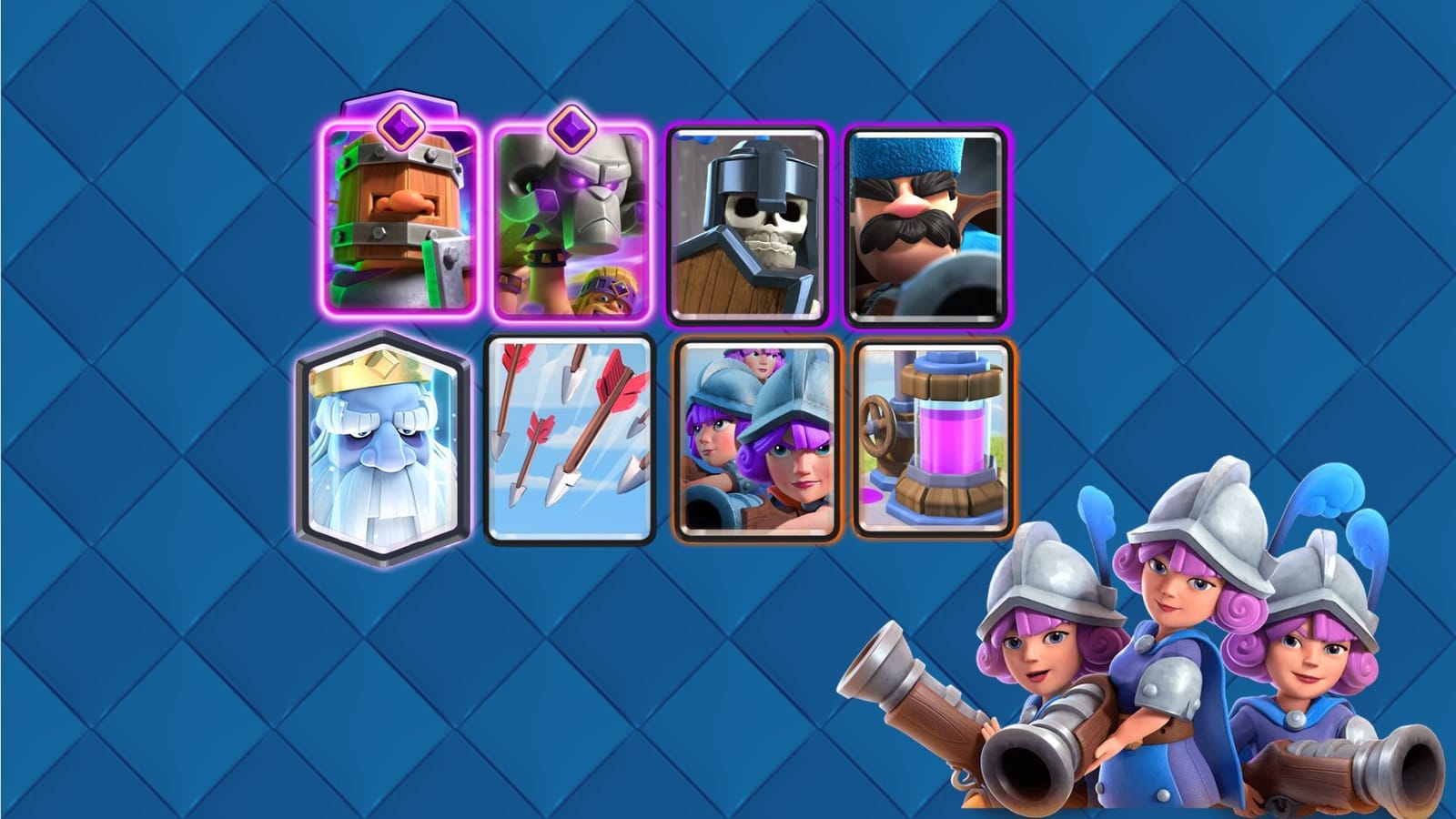Best Three Musketeers decks in Clash Royale