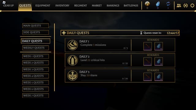 Attack on Titan Revolution: Daily Quests guide