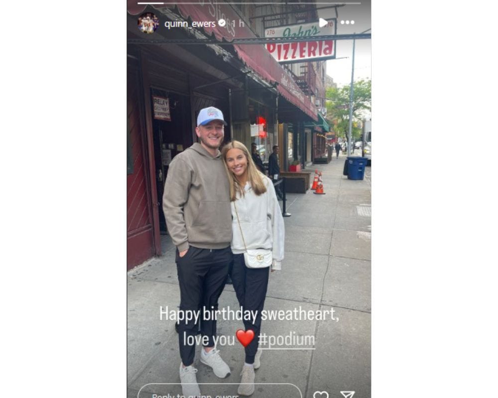Madelyne Barnes: PHOTO: Texas QB Quinn Ewers wishes “sweetheart” GF ...