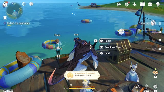 Genshin Impact Seabird at Noon achievement guide